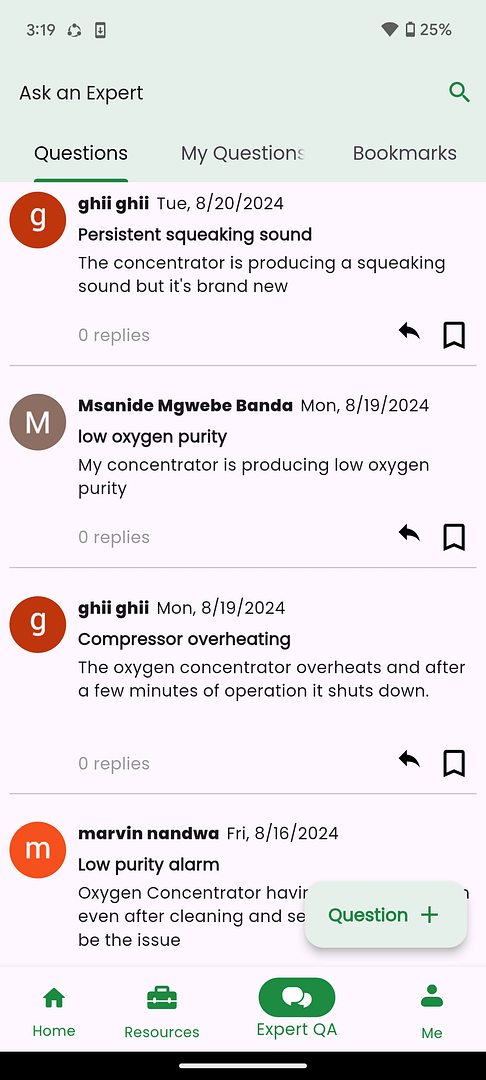 BME-Konza App - Oxygen Alliance